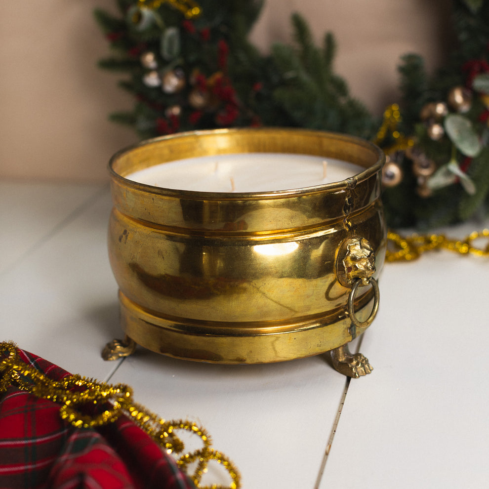 Tree Farm - Brass Planter – Antique Candle Co.