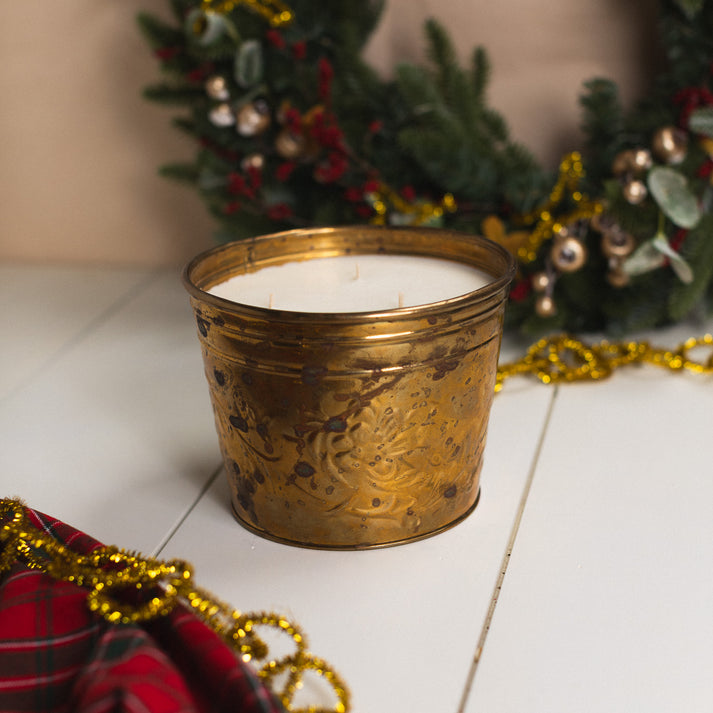 Tree Farm - Brass Planter – Antique Candle Co.