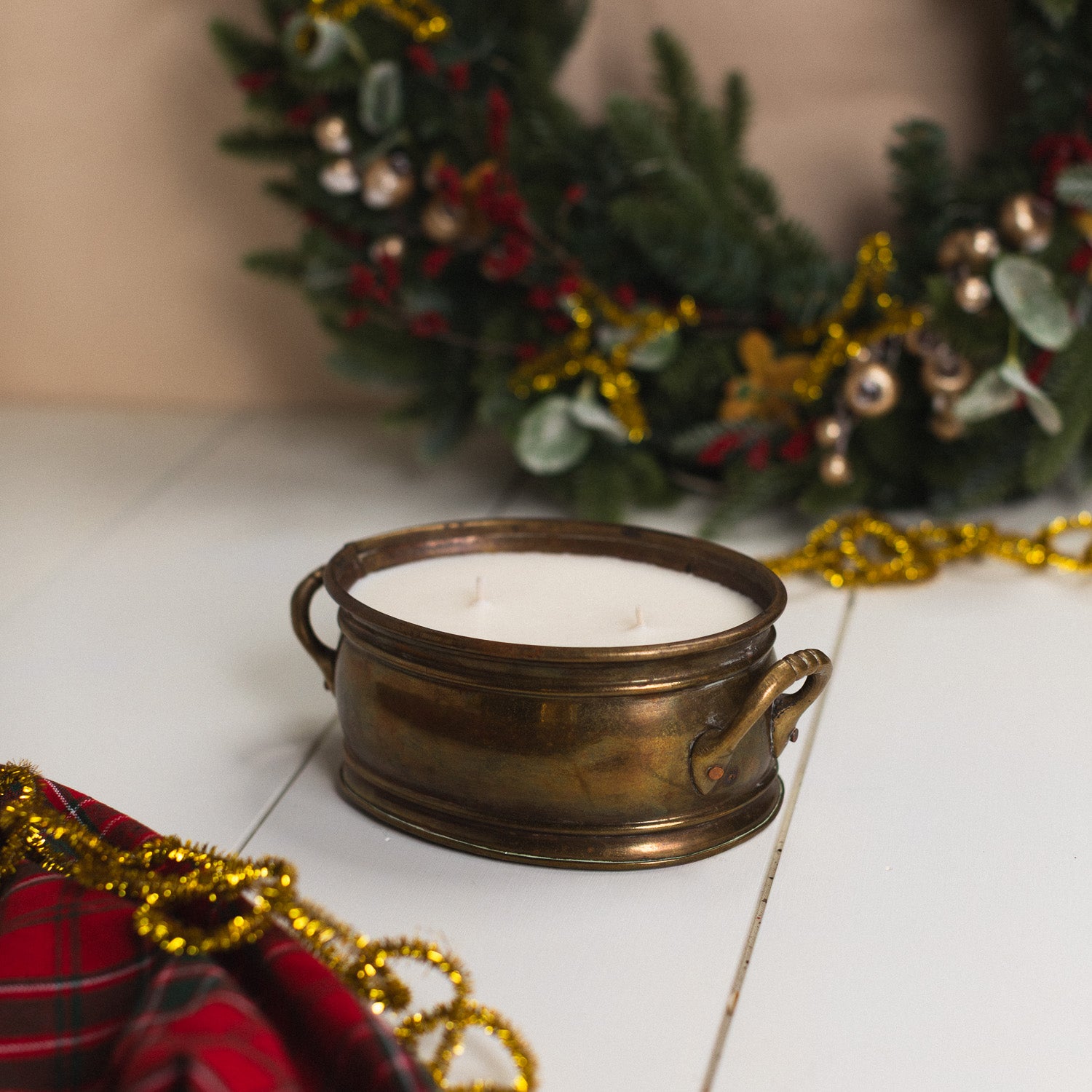 Tree Farm - Brass Planter – Antique Candle Co.