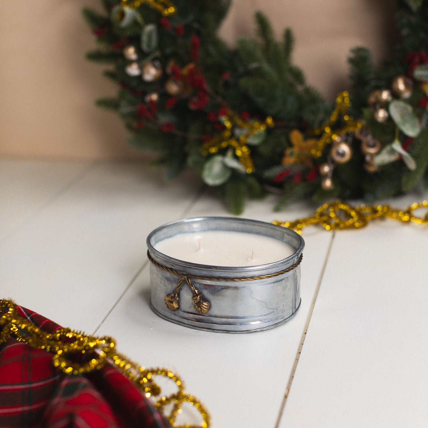 Tree Farm - Silver Planter – Antique Candle Co.