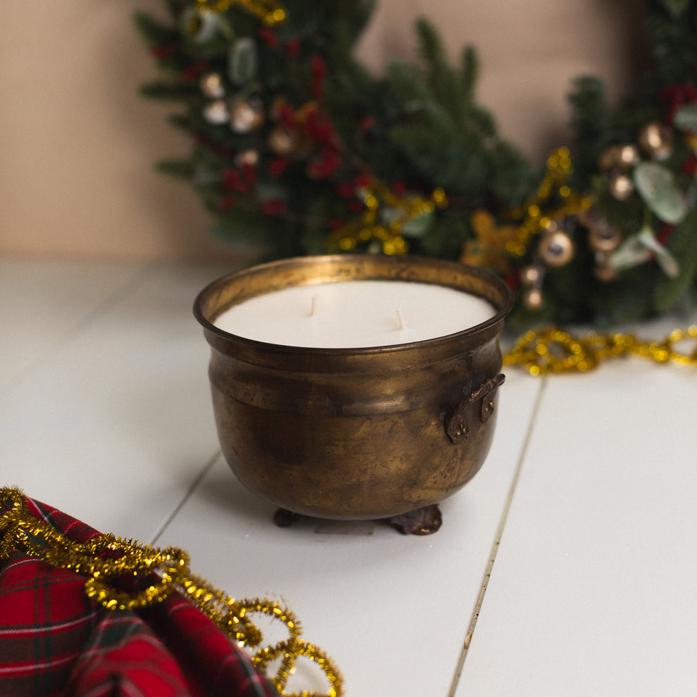 Tree Farm - Brass Planter – Antique Candle Co.