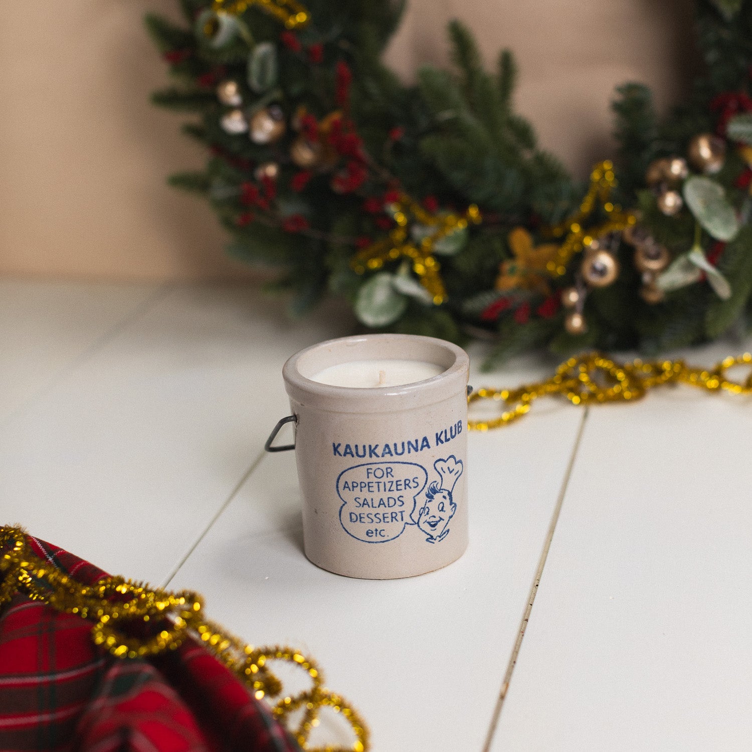 Tree Farm - Tan Crock – Antique Candle Co.